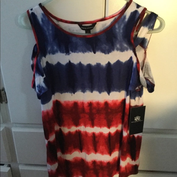 Rock & Republic | Tops | Red White And Blue Top | Poshmark